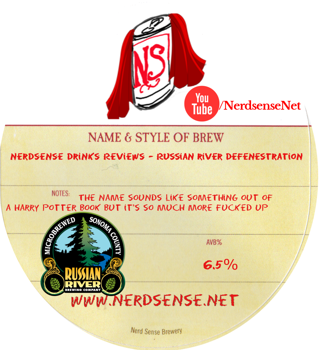 Nerdsense Drinks Reviews - #162 Russian River Defenestration ...